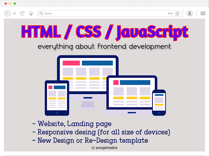 Create Website Using Maintainable Html Css And Javascript By