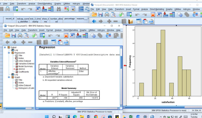 Help With Data Analysis With Spss Minitab Sas Eviews Jmp Stata Jamovi