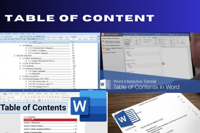 Create Clickable Table Of Content And Index Of Your File By