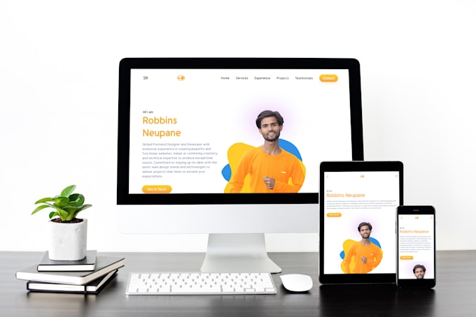 Make Fully Responsive Websites In Html Css And Javascript By Robbinsneupane Fiverr