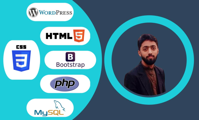 Build Webpages Using Wordpress Html Css Bootstrap Php Mysql By