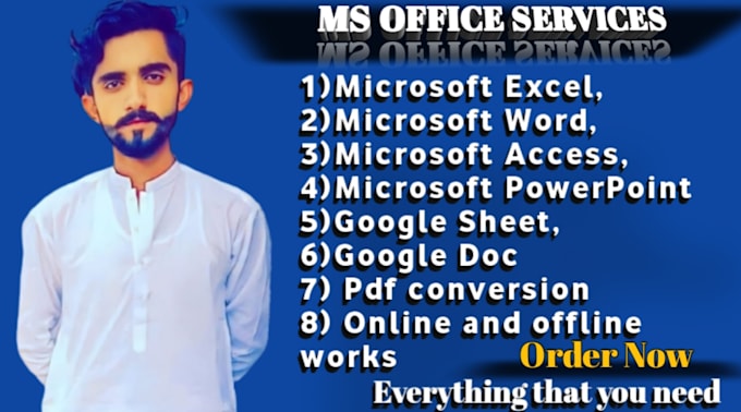 Do Urgent Ms Excel Ms Word Assignments Projects And Powerpoint