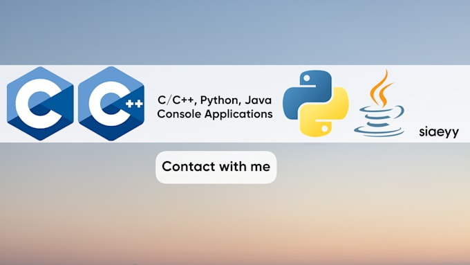 Code And Debug Your C Cpp Python Java Task And Project By Siaeyy