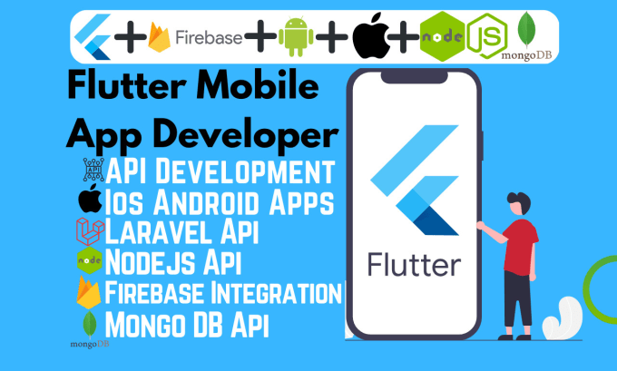 Develop Flutter App With Firebase Nodejs Custom Api Mongodb Laravel