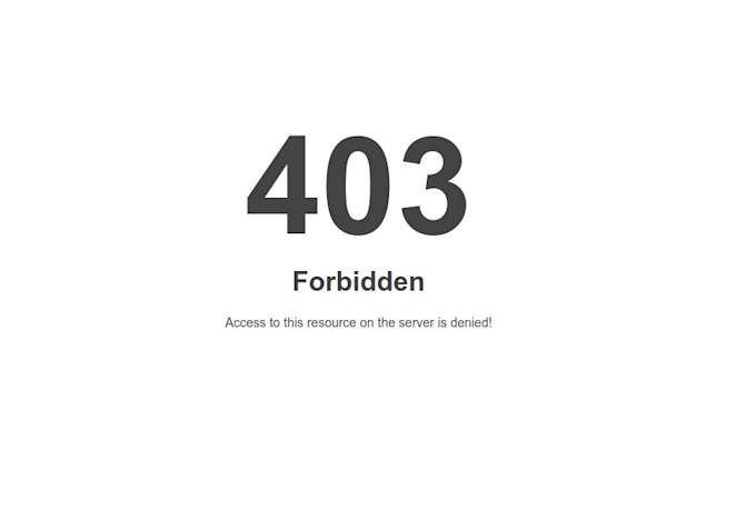 Resolve 403 Server Response Issue By Gdurgarao Fiverr