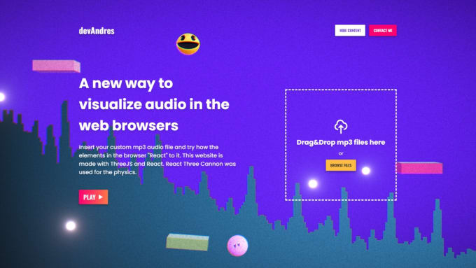 Create An Inmersive Experience Using React Threejs Html Css By Andres