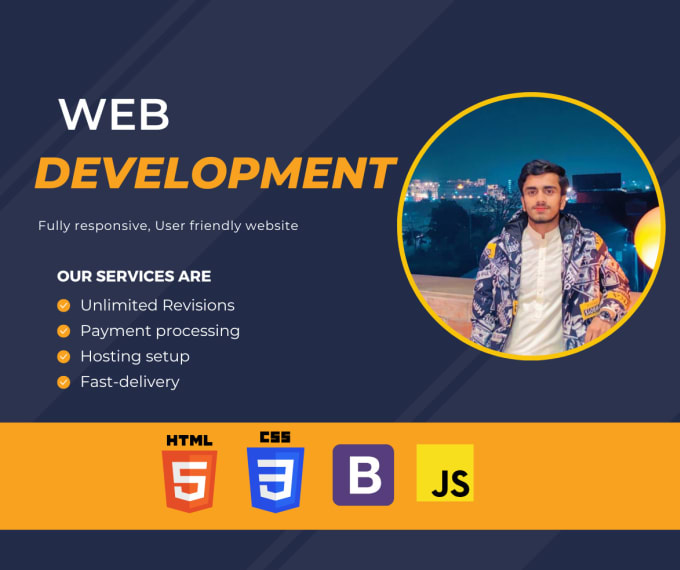Design Responsive Website Using Html Css Bootstrap And Js By Mrasdii