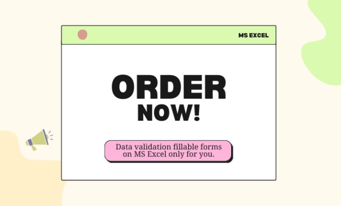 Create Fillable Ms Excel Data Validation Forms By Cracker Jack Fiverr