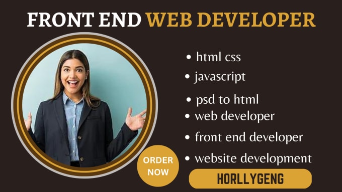 Develop Front End Website Javascript Html Css Frontend Web