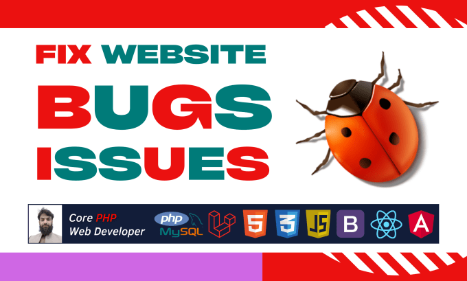 Fix Bug Error In Php Html Css Js Website Sql Database By