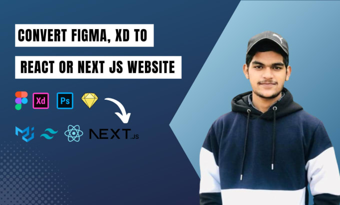Convert Figma Xd To React Or Next Js Website With Material Ui By