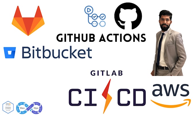 Design Github Actions Gitlab Cicd And Bitbucket Pipelines By