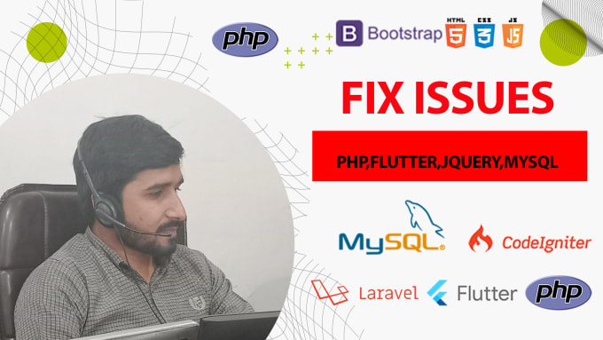 Fix Php Javascript Flutter Html Css And Mysql Issues By Aliahmadweb