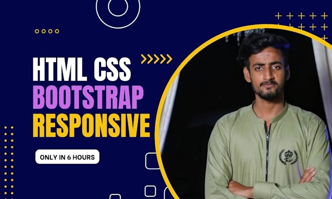 Design Html Css Bootstrap Website Using Bootstrap 5 By Tabishdehlvi