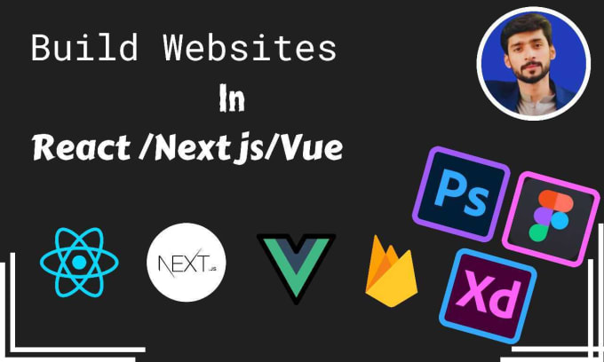 Create Website Using React Js Next Js Vue Js Node Js And Firebase By