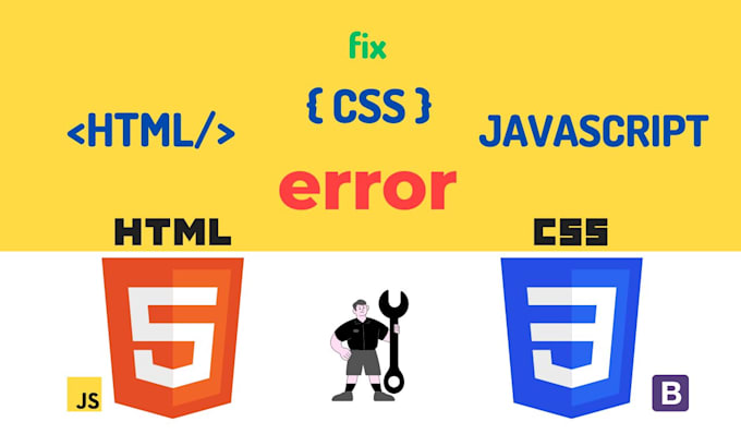 Fix Html Css And Javascript Issues By A R Faisal Fiverr