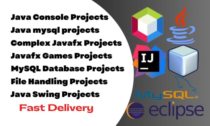 Develop Java Console Javafx Java Swing Programming Projects