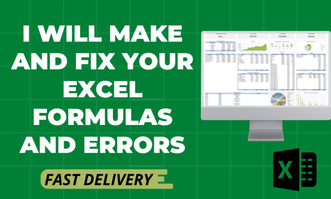Create And Rectify Any Excel Formulas And Macros Daba Editing By Dooden