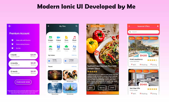 Redesign Your Ionic App By Malithach Fiverr