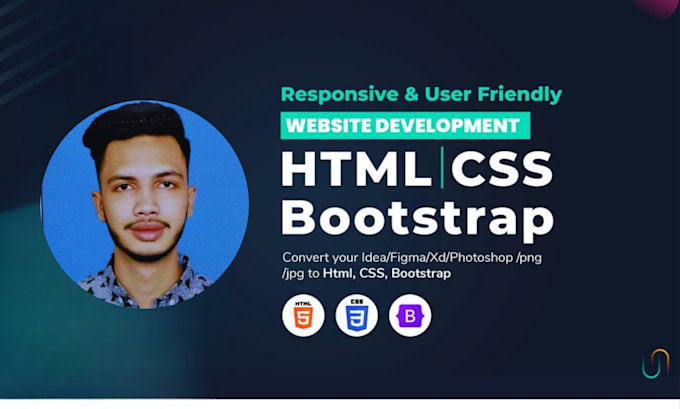Convert Figma Xd And Psd To Html Responsive With Bootstrap 5 By