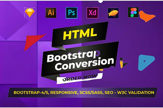 Transform Your Figma Xd Psd Designs To Responsive Html Css Bootstrap