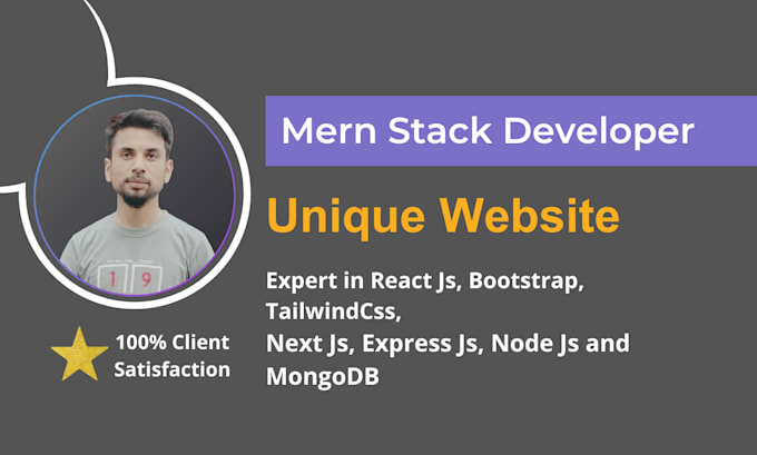 Do Mern Stack Website As Mern Stack Developer Node React Mongodb