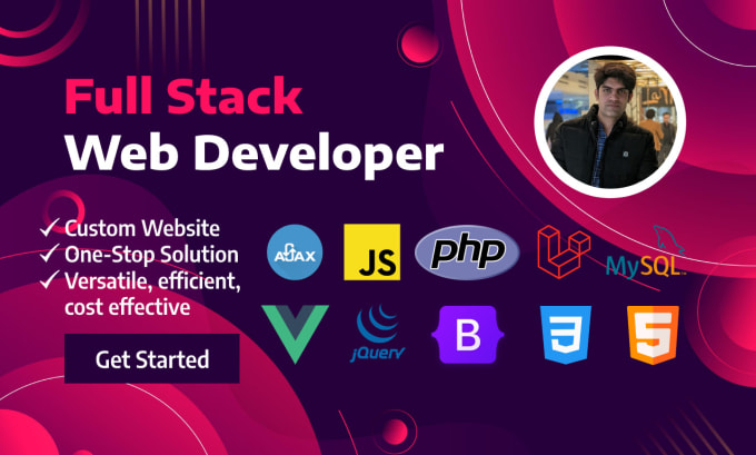 Be Your Full Stack Web Developer In Php Laravel Html Css By