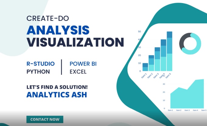 Do Analysis Visualization In Rstudio Python And Powerbi By Analytics