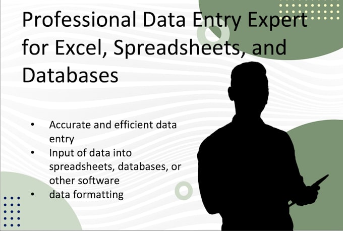 Provide Professional Data Entry For Excel Spreadsheets And Databases