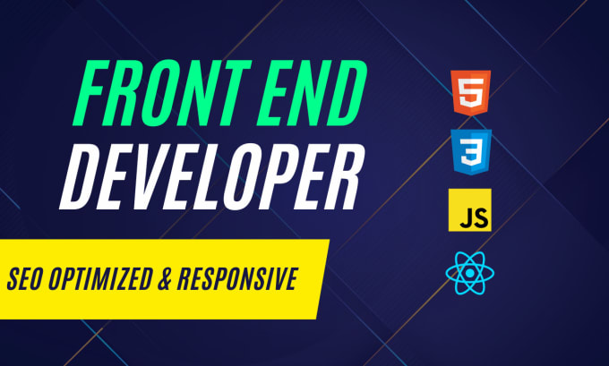 Be Your Front End Web Developer Using Html Css Javascript By