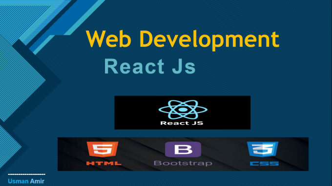Develop Your Web App Using React Js As A React Frontend Developer By
