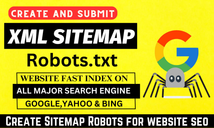 Create And Submit Xml Sitemap And Robots Txt File For Website Google