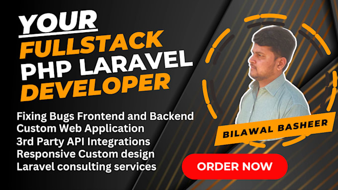 Be Your Full Stack Php Laravel Developer By Billawalbasheer Fiverr