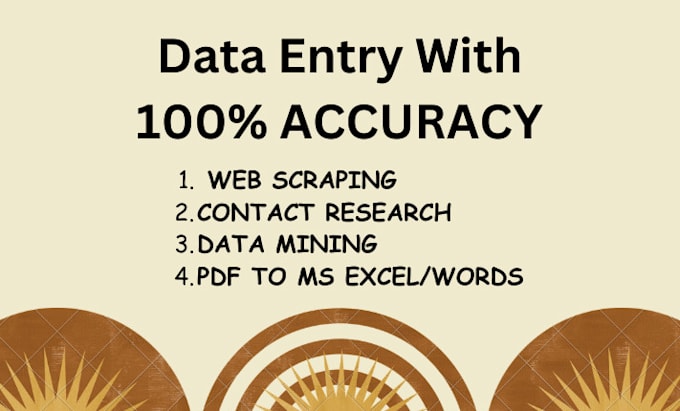 Do Fastest Data Entry In One Day Data Mining By Santanughoshdas Fiverr