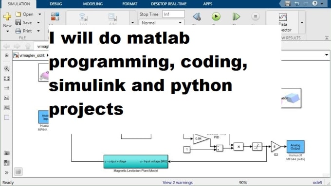 Do Matlab Programming Coding Simulink And Python Projects By Mahi