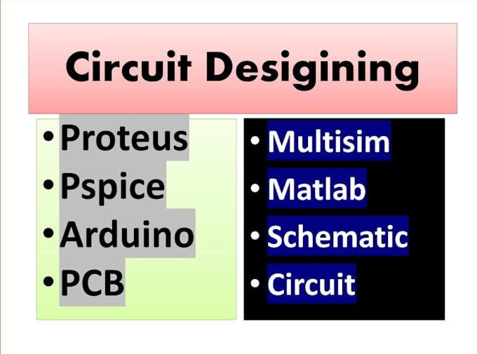 Do Electronics Programming And Circuit Designing Proteus Multisim