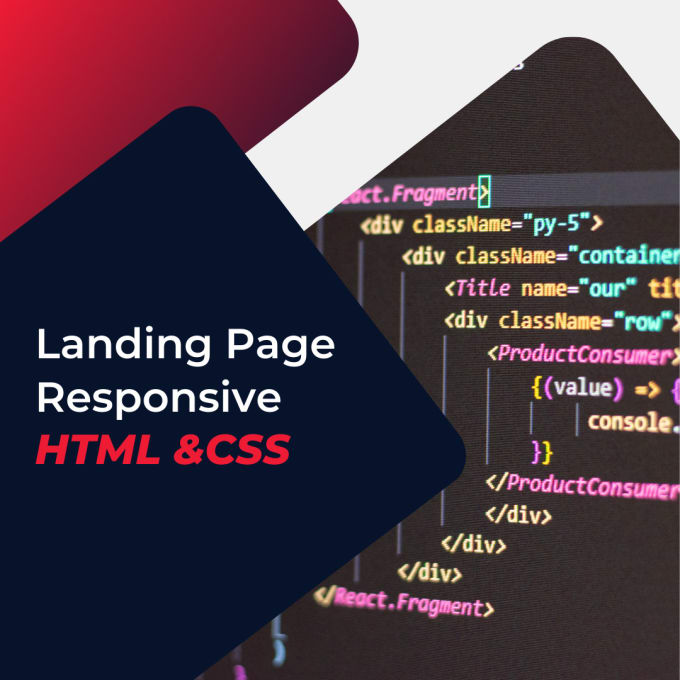Develop A Responsive Html Css Landing Page By Jaydeepkhatri79 Fiverr