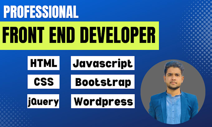 Develop Websites Using Html Css Javascript Bootstrap And Jquery By