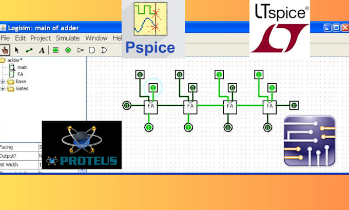 Do Circuit Design Using Logisim Multisim Tinkercad Ltspice
