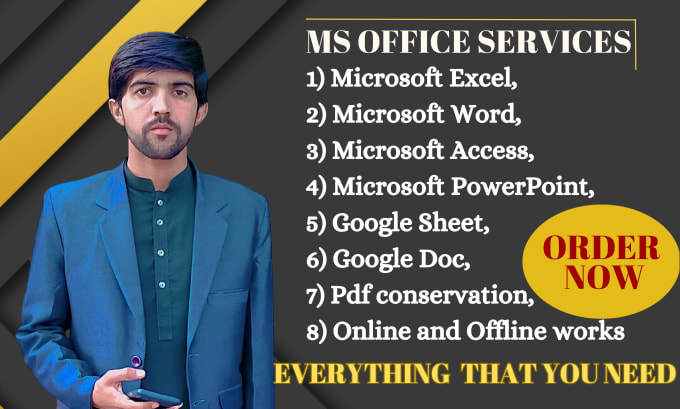 Do Urgent Ms Excel Ms Word Assignments Projects And Powerpoint