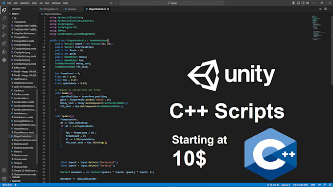 Create C Scripts For Your Unity Project By Jkt1408 Fiverr