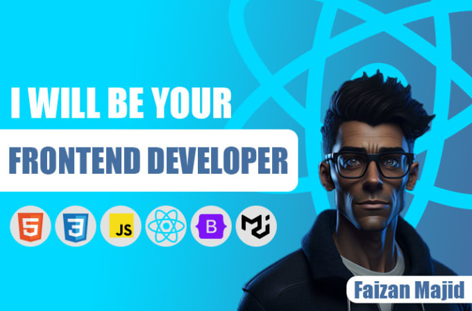 Be Your Reactjs And Html Css Front End Web Developer By Faizan Majid29