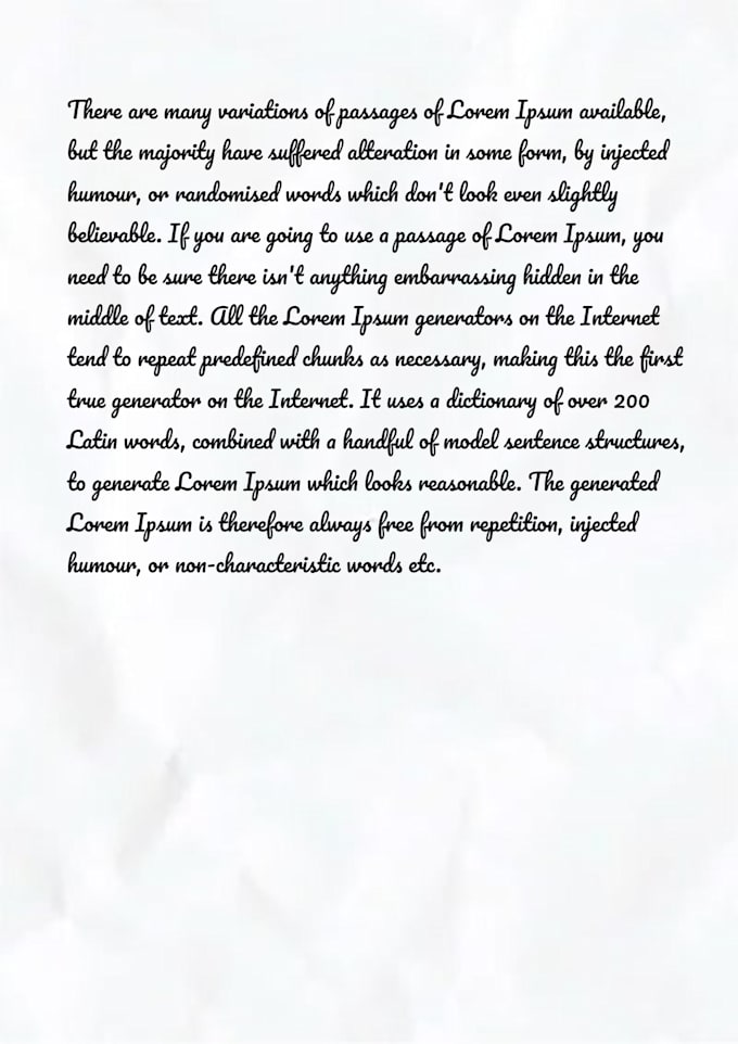 Convert Printed Text Into Handwriting By Umer31084 Fiverr