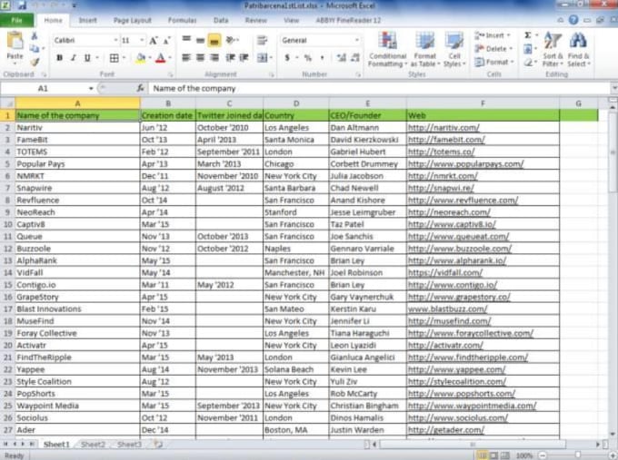 Do Excel Data Entry Contact List Data Collection Copy Paste Web