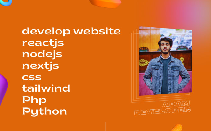 Develop Website Using Reactjs Nodejs Nextjs Css And Tailwind By Adam