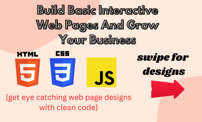 Create Basic Web Pages Using Html Css And Javascript By