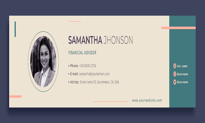 Make Clickable A Design Email Signatures By Nazmunnahar638 Fiverr