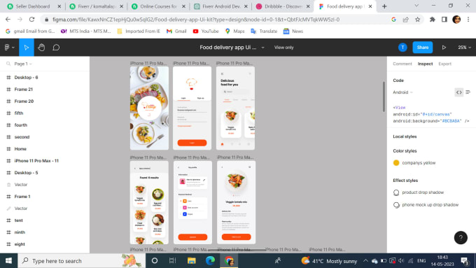 Do Android Ui Design In Xml And Devloping App In Kotlin And Java