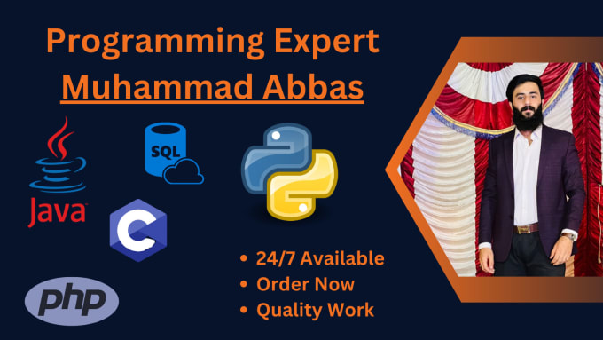 Do Java Python C Cpp Sql Programming Projects And Assignments By Abbas