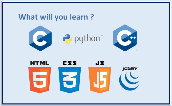 Teach You Python C Html Css And Javascript Programming By Mubinfarid